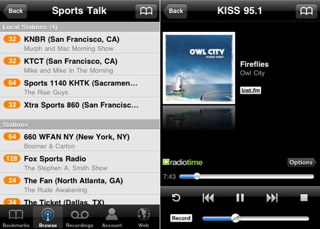TuneIn Radio, La mejor musica de la radio disponible para tu iPhone ...